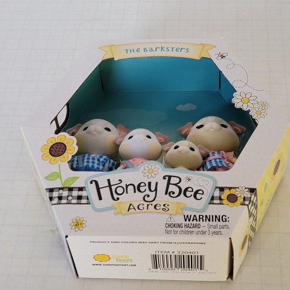 Toys | New Honey Bee Acres The Barksters Dog Family Gus Theo Poppy ...